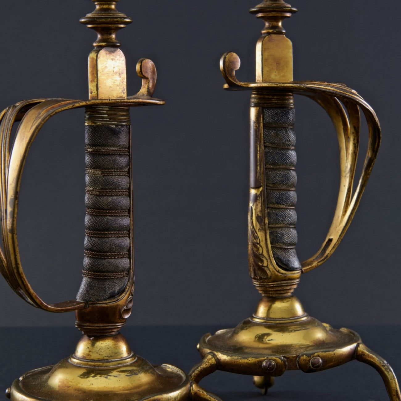 Bentleys London | Shop Military | Pair of Sword Hilt Candlesticks
